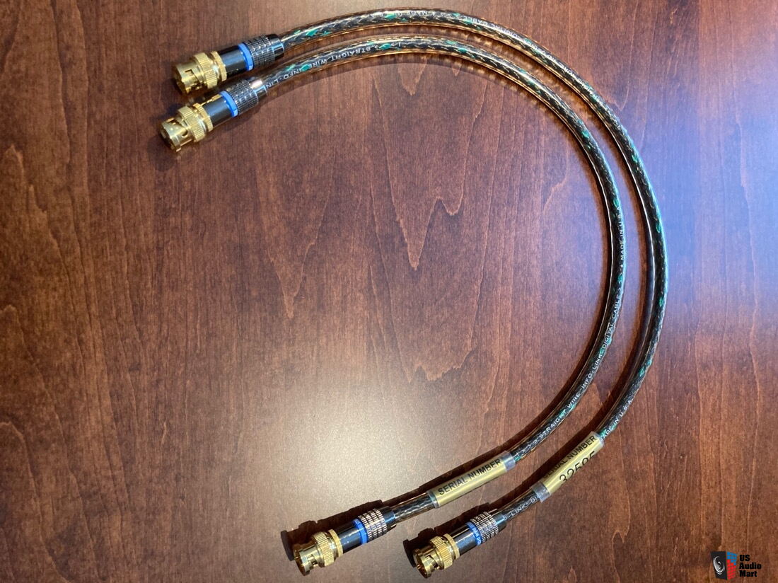 Straight Wire Info-link pair with BNC connectors For Sale - US Audio Mart