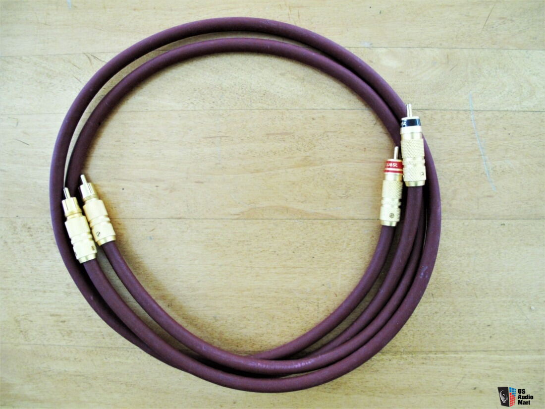 Audioquest Ruby Hyperlitz RCA 1m interconnect cables For Sale - US ...