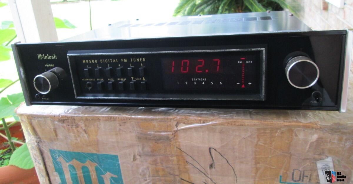 Mcintosh MR500 FM tuner in Original box For Sale - US Audio Mart