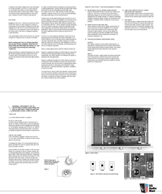 Anthem Pre-2L SE Tube Preamp with remote. Refurbished! Photo #3382219 ...