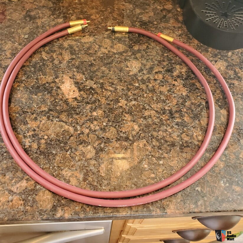 Audioquest Ruby X3 Interconnects, Hyperlitz - 1 Meter RCA For Sale - US ...