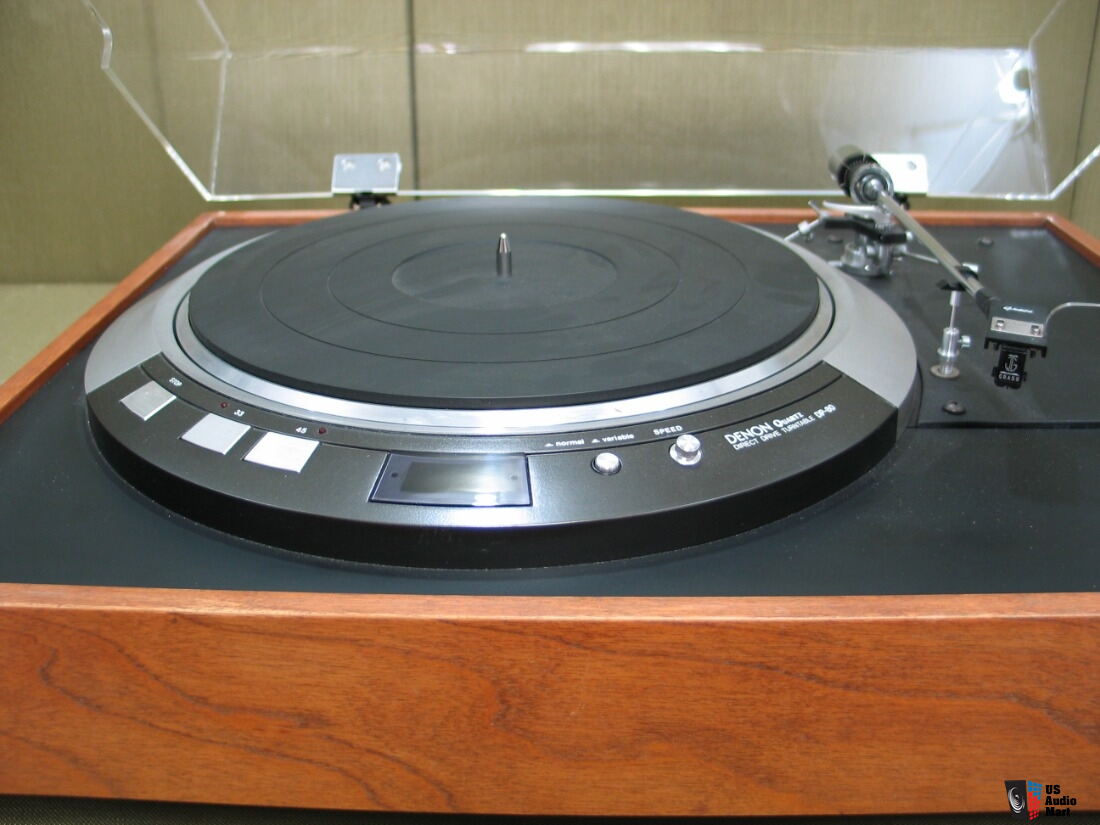 Denon DP-80 Turntable /Grace G-707 Tonearm/Grado Red Custom Plinth ...