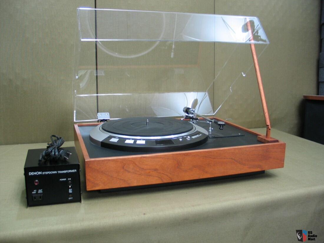 Denon DP-80 Turntable /Grace G-707 Tonearm/Grado Red Custom Plinth ...