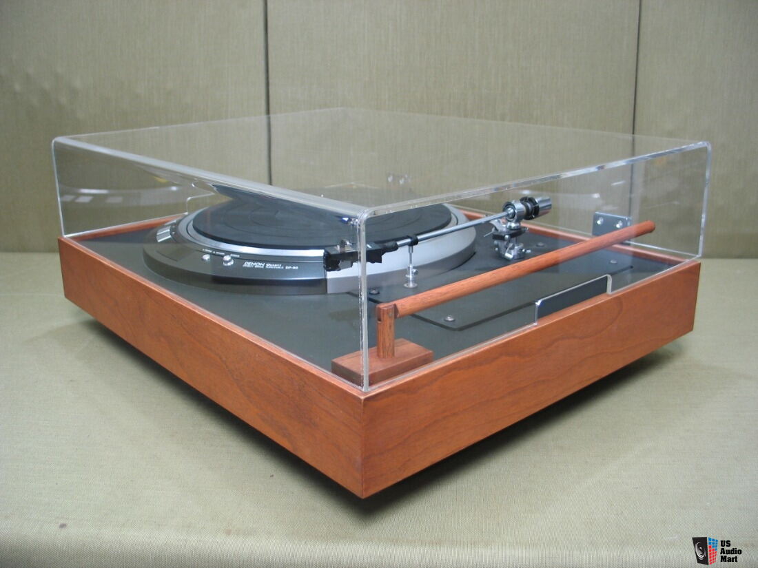 Denon DP-80 Turntable /Grace G-707 Tonearm/Grado Red Custom Plinth ...