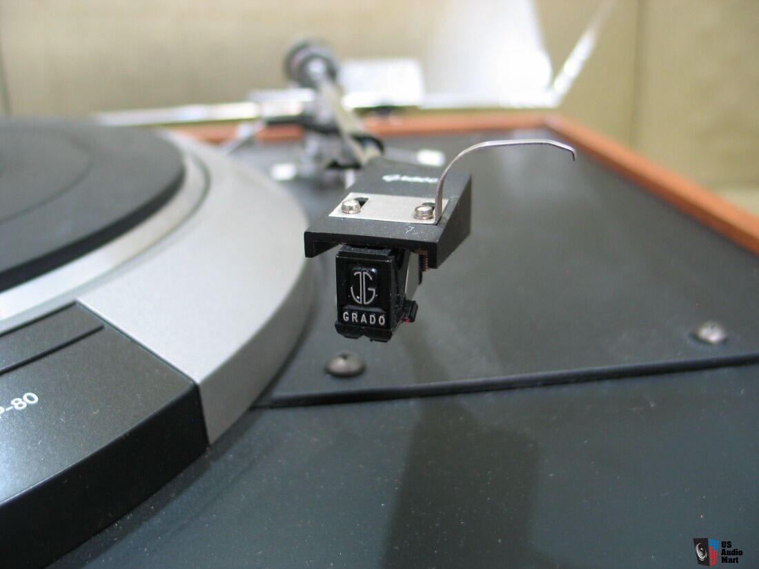 Denon DP-80 Turntable /Grace G-707 Tonearm/Grado Red Custom Plinth ...