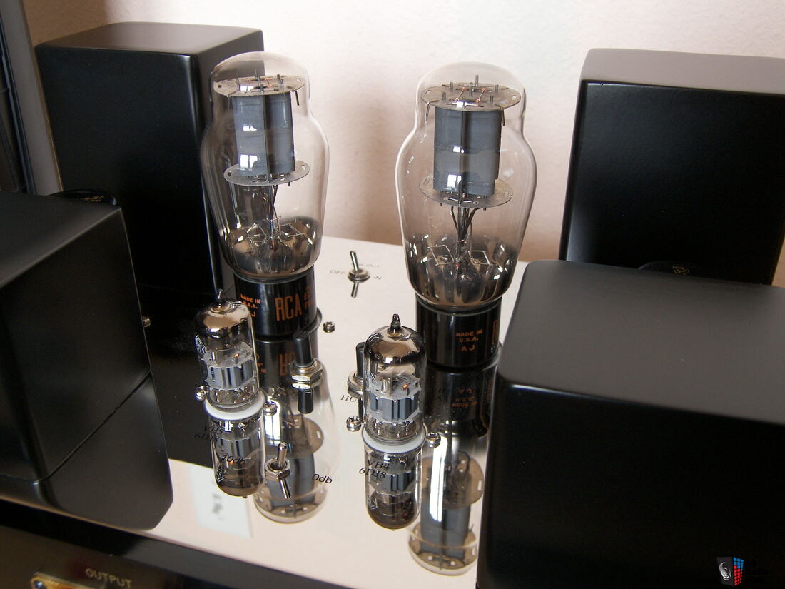 Vacuum tube headphone amplifier, with external 5AR4 tube rectified ...