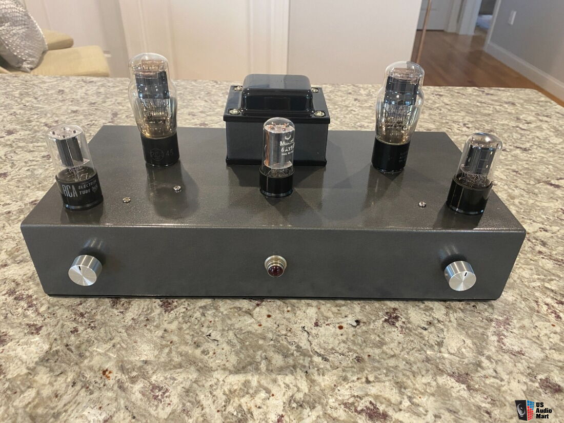 Alan Eaton 45 SET amplifier, Class A and built with Tamura transformers ...