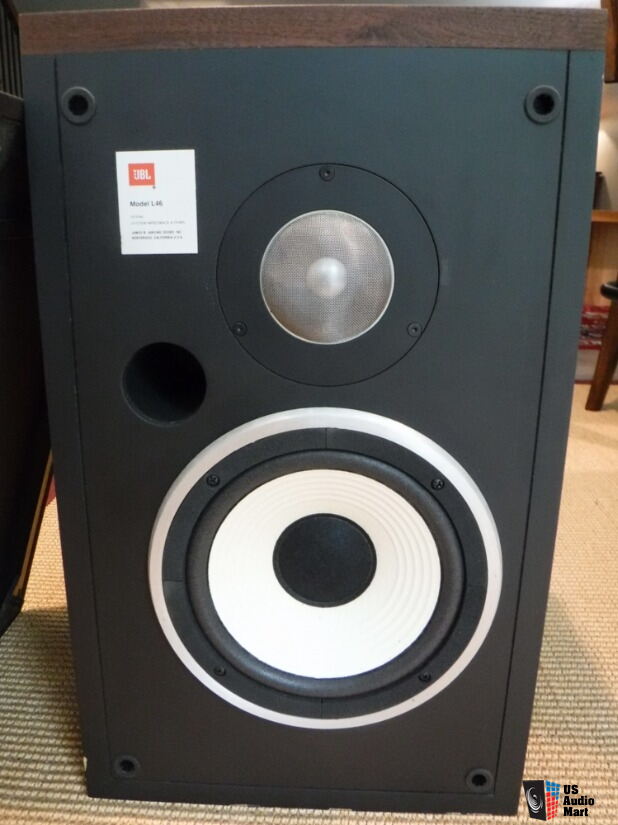 Vintage JBL Model L46 2-Way Bookshelf Speaker - Oiled Walnut Veneer ...