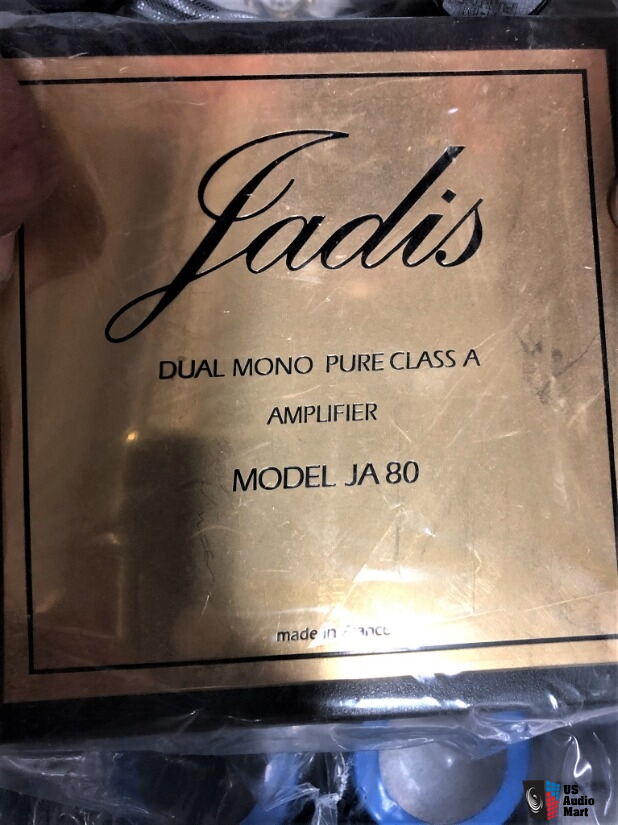Jadis JA-80 amps Photo #3396352 - US Audio Mart