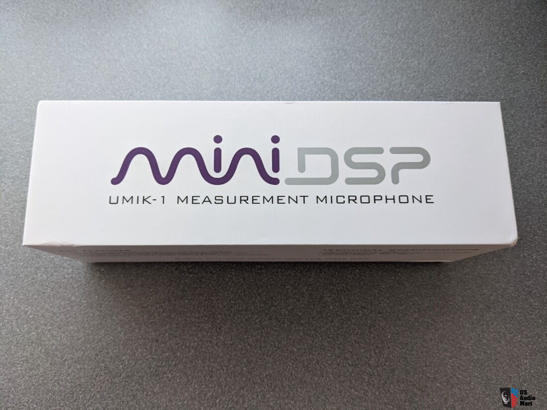 miniDSP UMIK-1 USB Measurement Microphone - Calibrated Room Correction ...