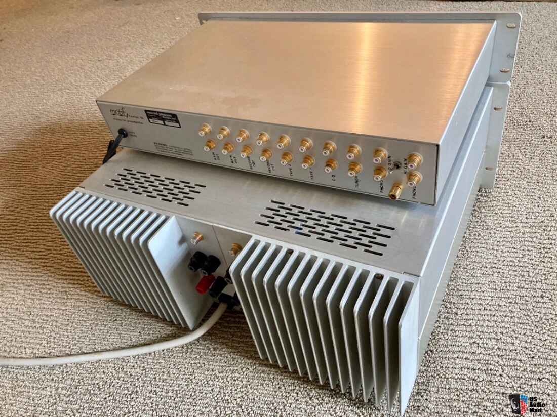 MOTIF MS100 amp by Conrad Johnson, Excellent cosmetic and sounding ...