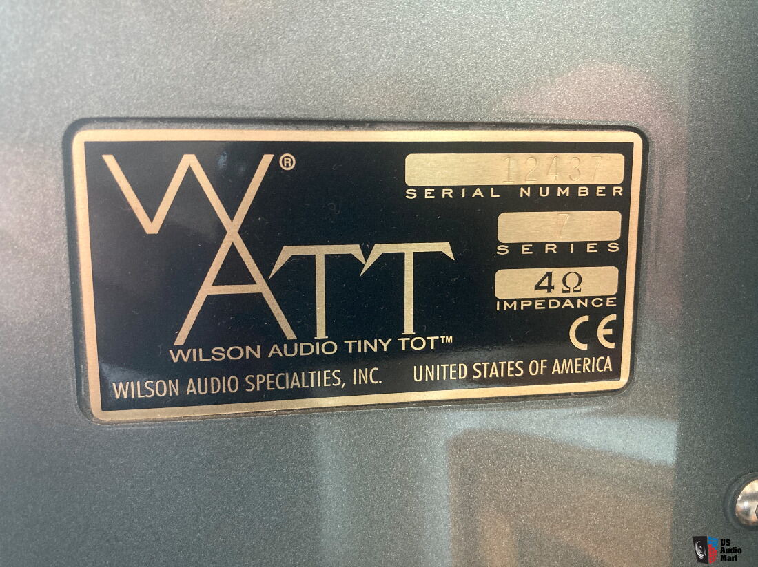 Wilson Audio Watt Puppy 7 Series Audiophile Full Range Speakers Photo ...