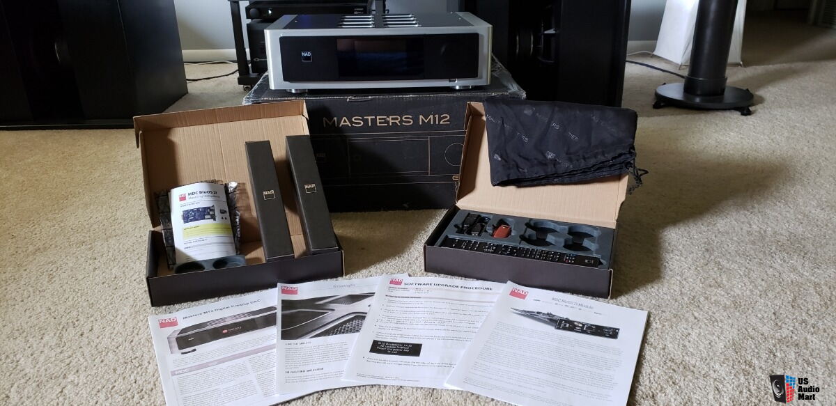 NAD M12 Master-Series Digital Preamp DAC & pre-installed BluOS2i Photo ...