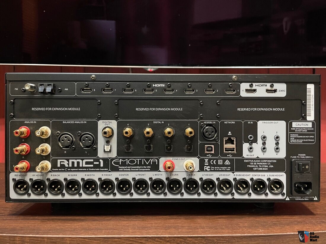 Emotiva RMC-1 16-channel processor w/Dirac Live Photo #3427128 - UK ...