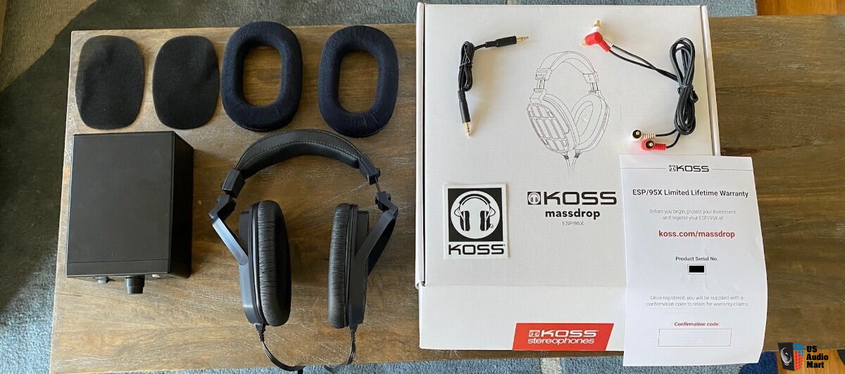 Koss ESP/95X electrostatic headphone and energizer - Mint + Upgrade ...