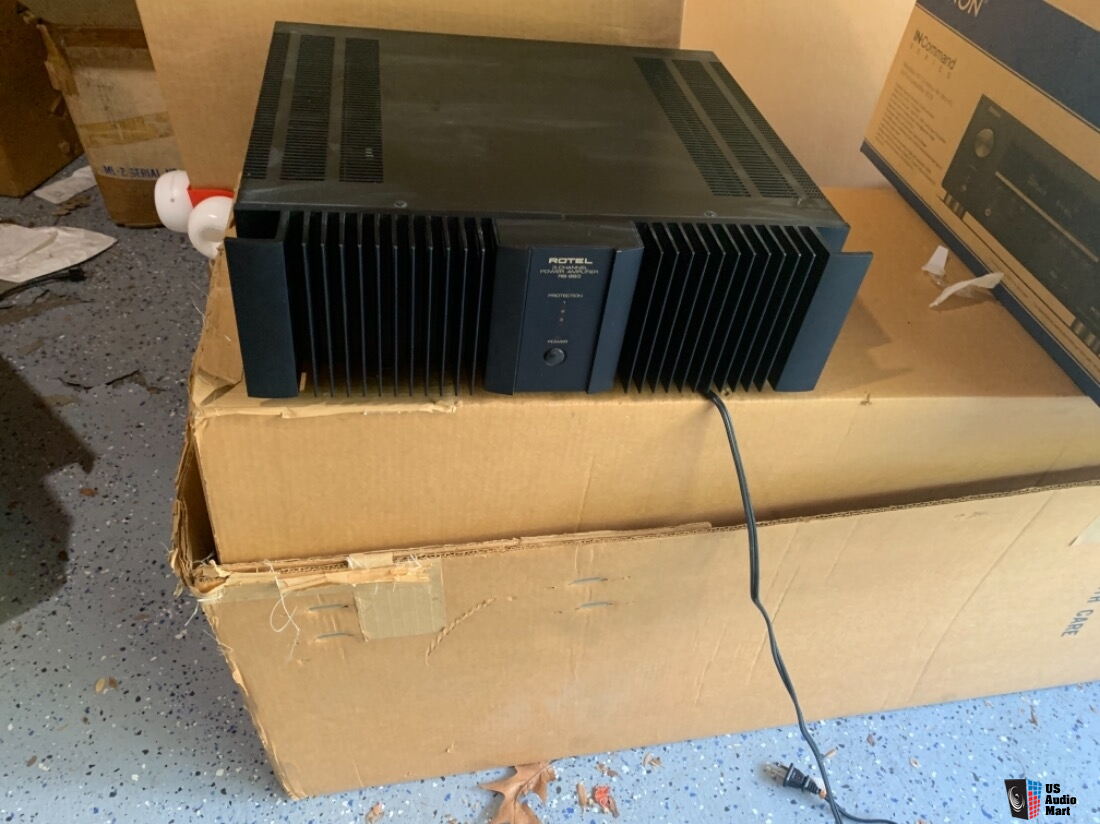 Rotel RB 993 3 channel 200watts/channel orig box and manual Photo ...