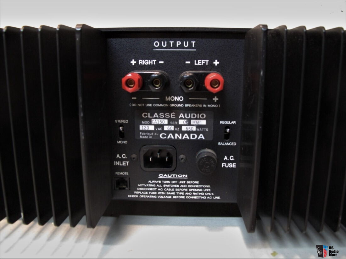 Classe CA-150 Stereo Power Amplifier - Silver Photo #3429121 - UK Audio ...