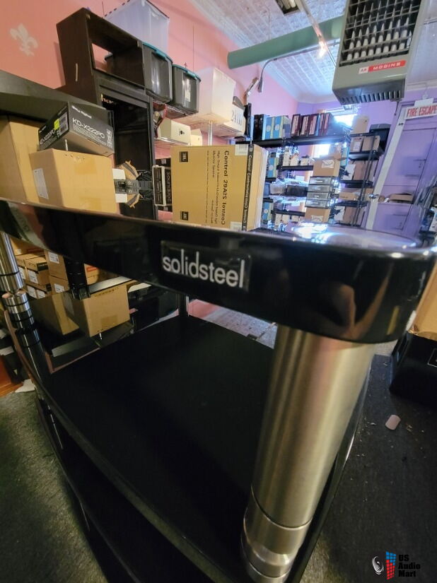 Solidsteel Hyper Spike HF Series Audio Rack (HF-4) - 4 Shelf Rack ...