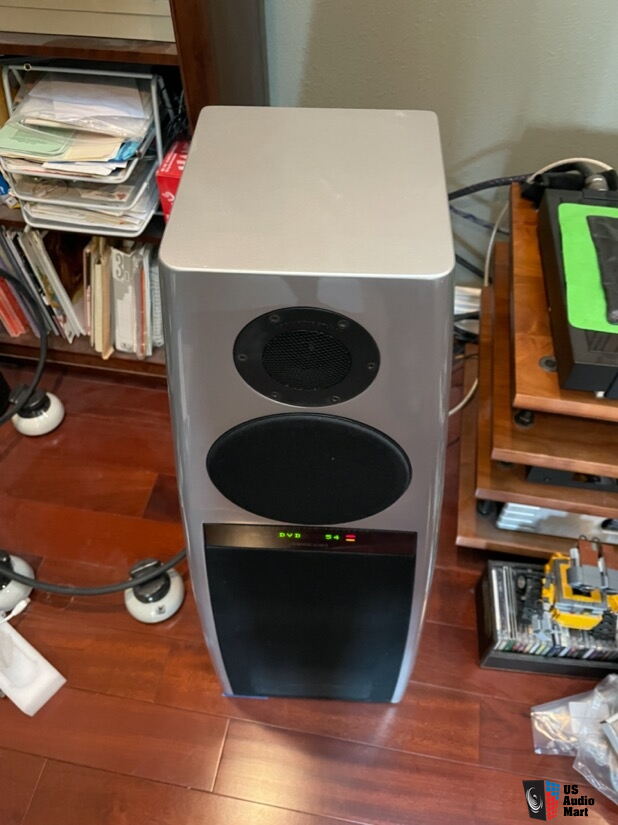 Meridian Audio DSP7000 Digital Active Speakers Silver 24/96 Excellent ...