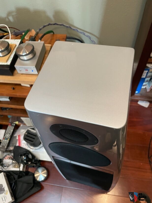 Meridian Audio DSP7000 Digital Active Speakers Silver 24/96 Excellent ...