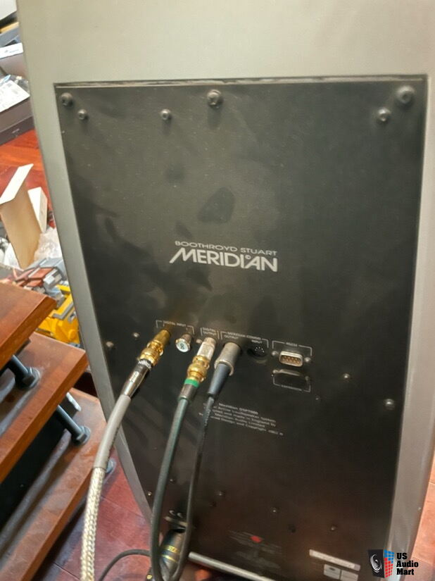 Meridian Audio DSP7000 Digital Active Speakers Silver 24/96 Excellent ...