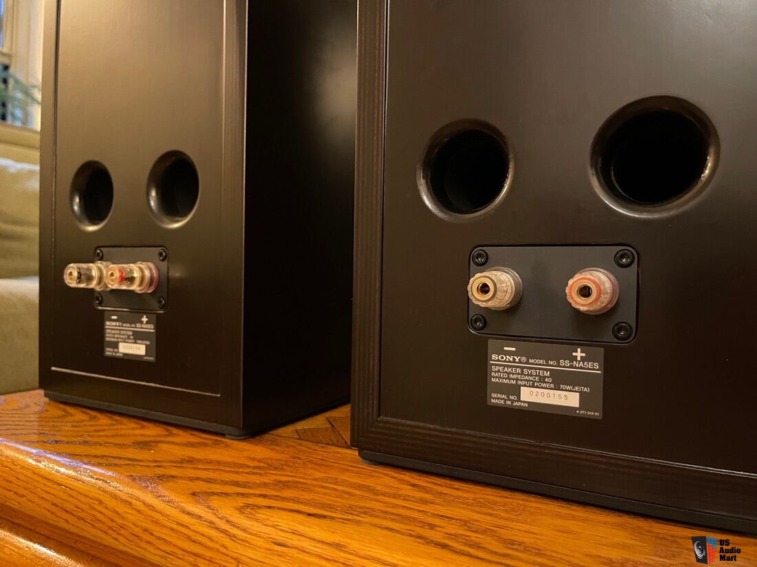 Sony SS-NA5ES Bookshelf Speakers (Matched Pair in Beautiful Condition ...