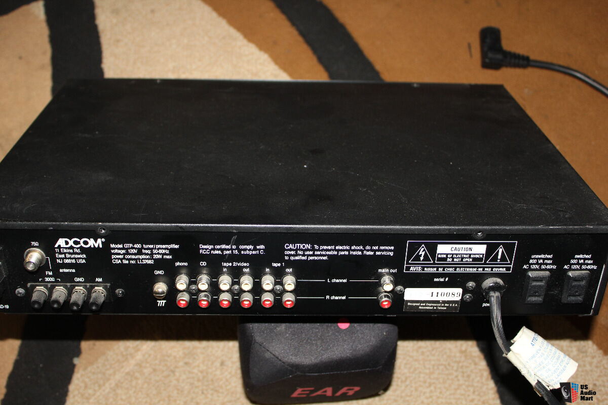 Adcom GTP-400 Pre-Amplifier / Tuner Photo #3444914 - US Audio Mart