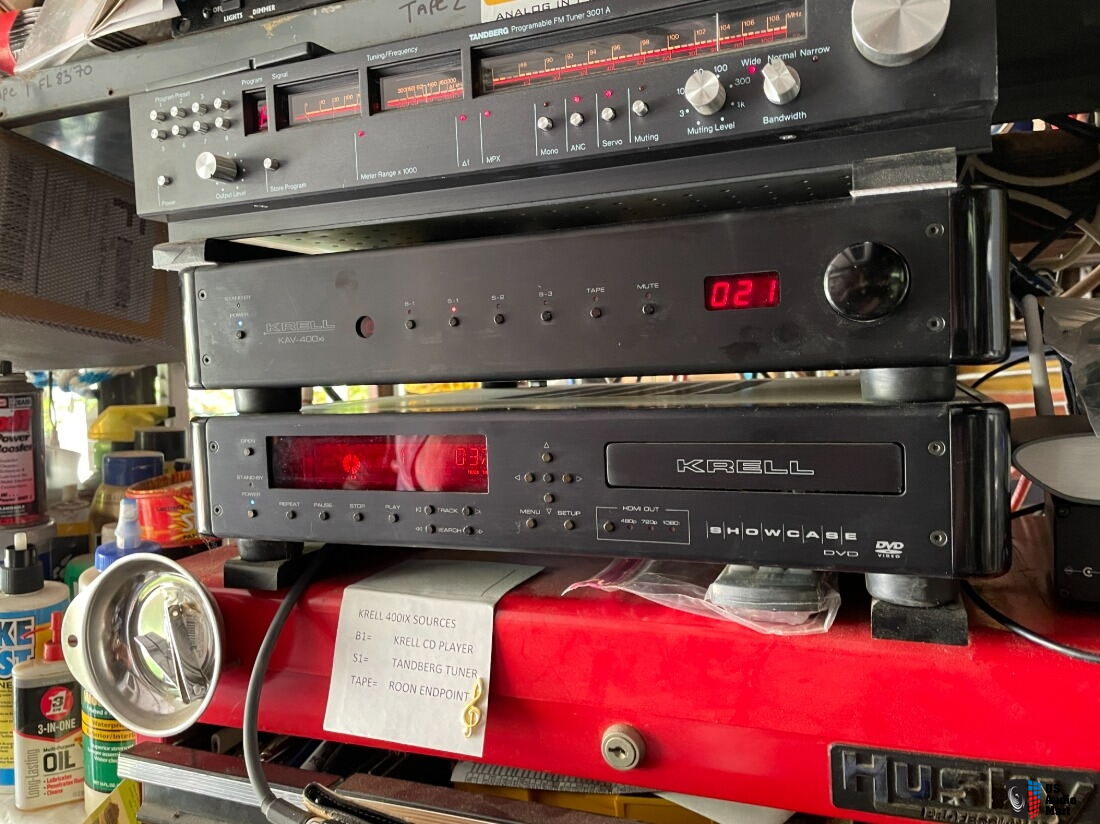 Krell BALANCED CD Player Showcase DVD Standard BLACK BEAUTY! NO Remote ...