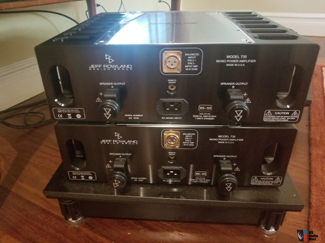 Jeff Rowland Model 735 Monoblocs - As New with full factory warranty to ...