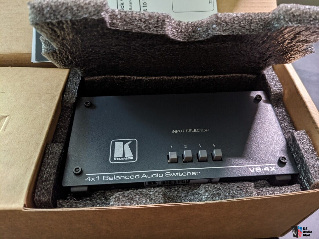 Kramer VS-4X 4X1 Audio Mechanical Switcher Photo #3450783 - US Audio Mart