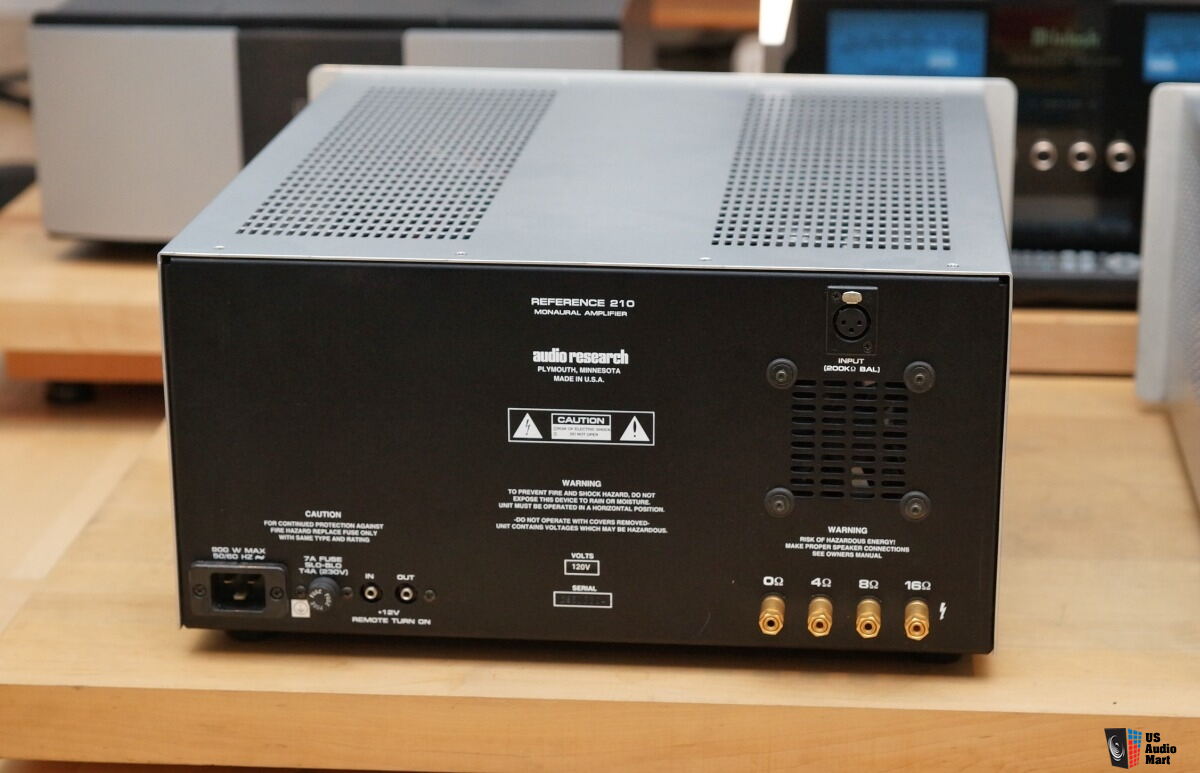 Audio Research Reference 210 tube mono blocks amplifiers Photo #3451665 ...