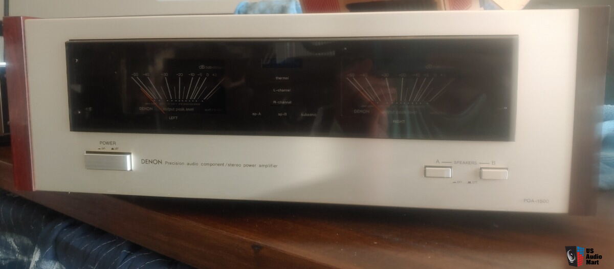 Denon PRA-1000 and POA-1500 For Sale - US Audio Mart