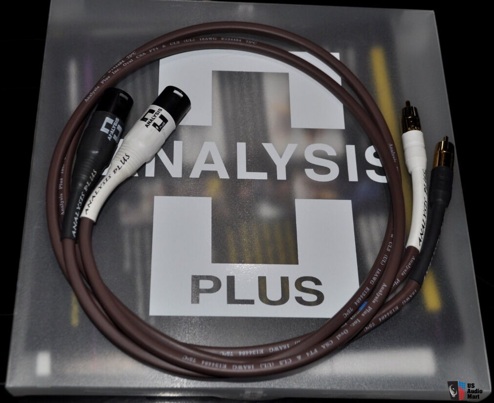 Analysis Plus Interconnects - Chocolate Oval RCA to XLR For Sale - US ...
