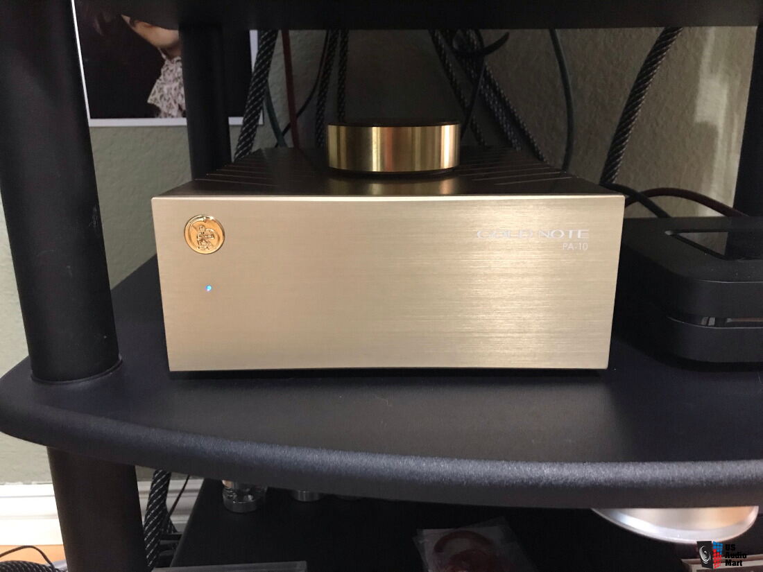 Gold Note PA-10 Power Amplifier. Perfect 10 Class A/D MOSFET sounds ...