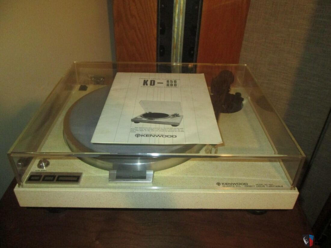 Kenwood KD 600 Turntable and Trio TS-10 Mat No tonearm Photo #3466870 ...
