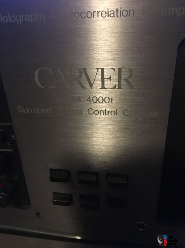 Carver 4000t Preamp Restored ! Photo #3469244 - US Audio Mart