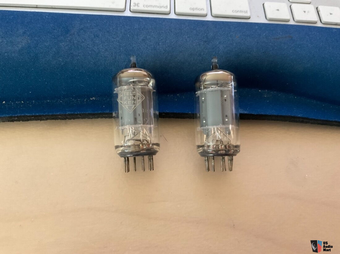 Telefunken 12AU7 pair, plus assorted others Mullard, Siemens etc Photo ...