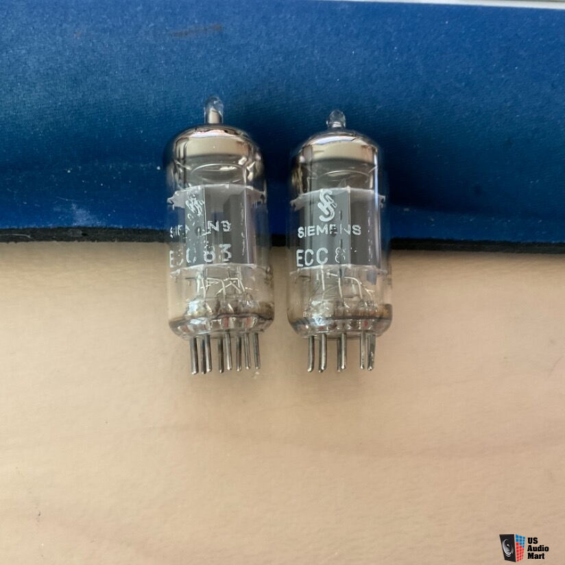 Telefunken 12AU7 pair, plus assorted others Mullard, Siemens etc Photo ...