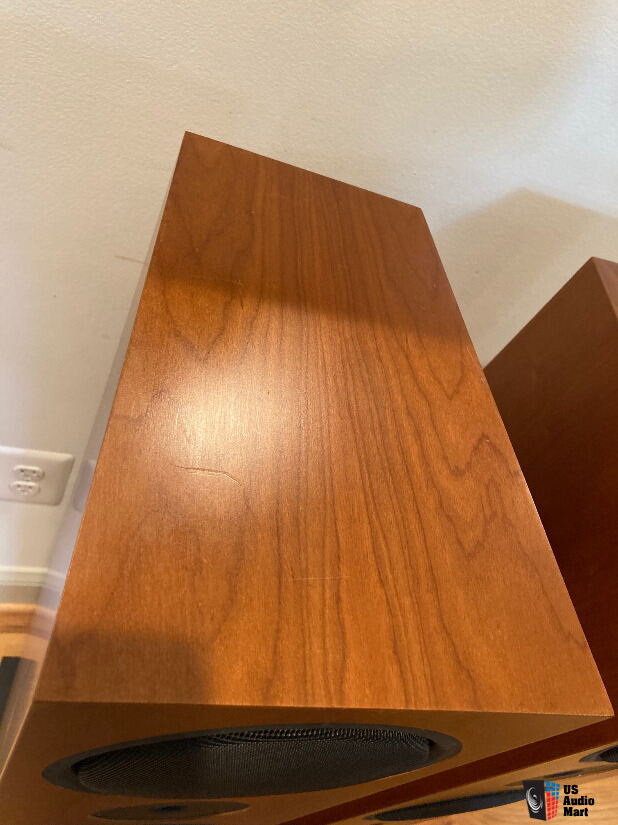 Linn Ninka Floor Speakers in Cherry Finish with Upgraded Hiquphon ...
