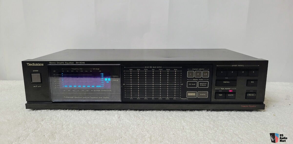 Technics SH-8046 Stereo Graphic Equalizer with Spectrum Analyzer Photo ...