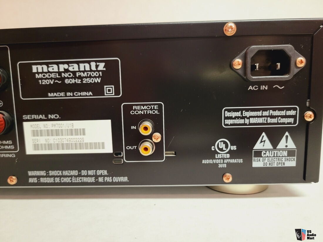 Marantz PM7001 Stereo integrated amplifier Photo #3484589 - US Audio Mart