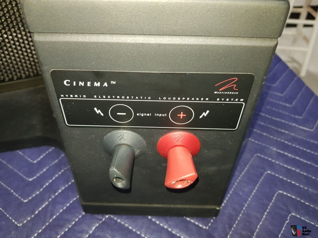 Martin Logan Cinema Center Channel Speaker - Manual and Power Cord ...