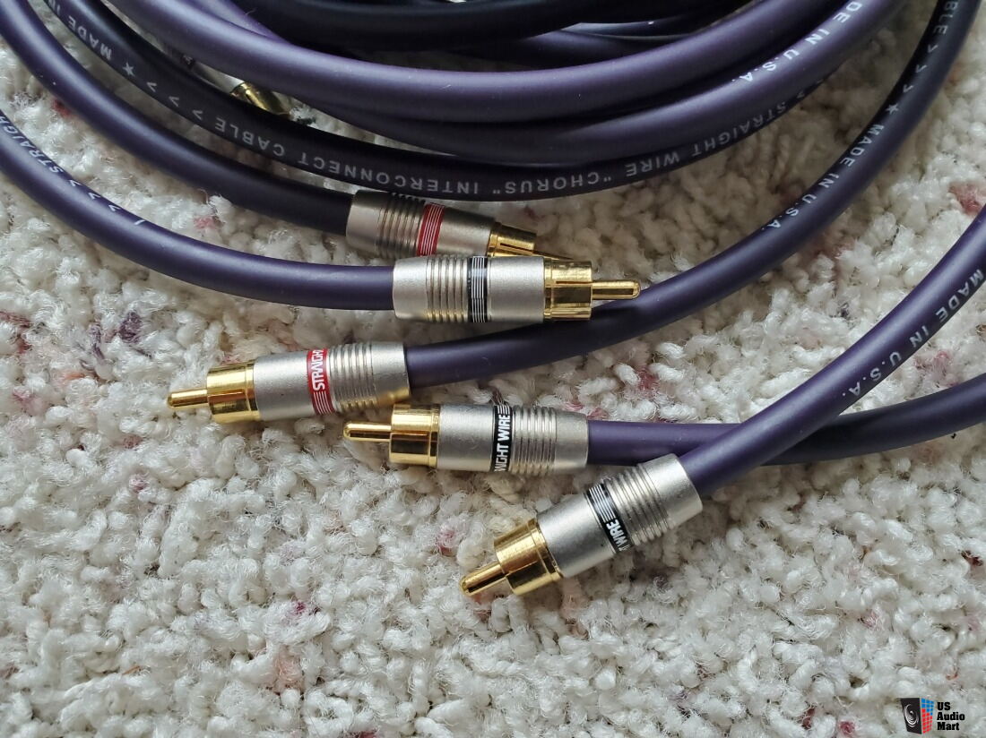 Straight Wire Chorus Interconnect cables Pair, 2m For Sale - US Audio Mart