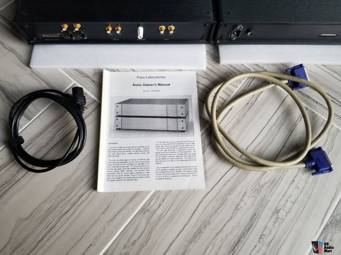 Pass Labs XOno phono preamplifier Photo #3491667 - US Audio Mart