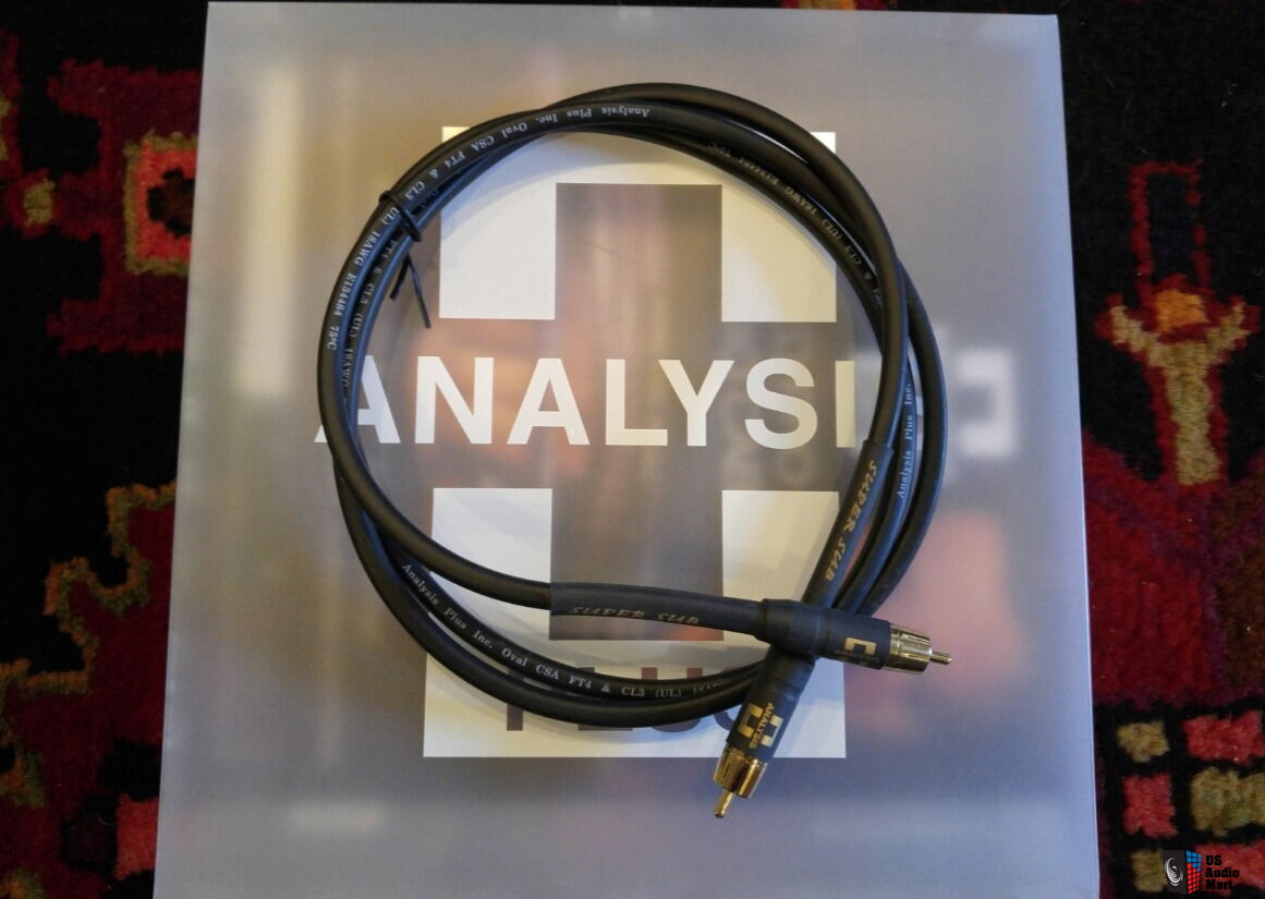 Analysis Plus 1.5M RCA Super Sub cable (single cable) For Sale - US ...
