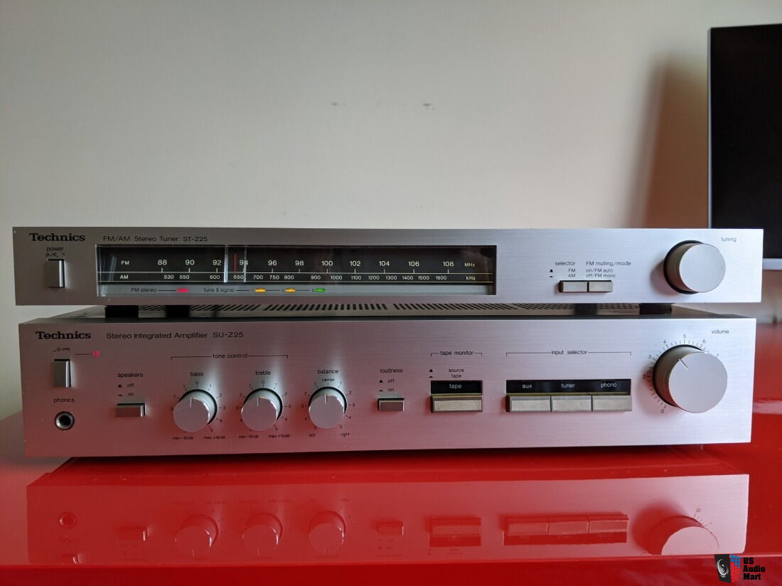 Vintage Technics Integrated Amplifier (SU-Z25) and Tuner (ST-Z25) Photo ...
