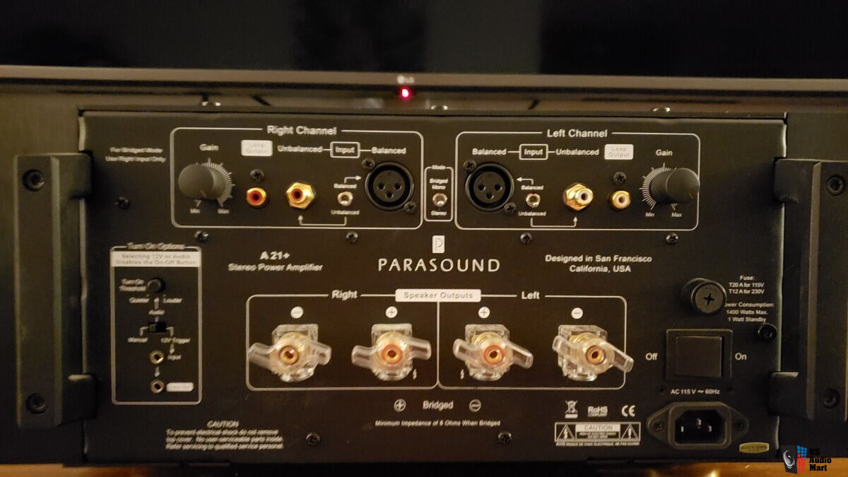 Parasound A21+ Amplifier Photo #3504247 - UK Audio Mart