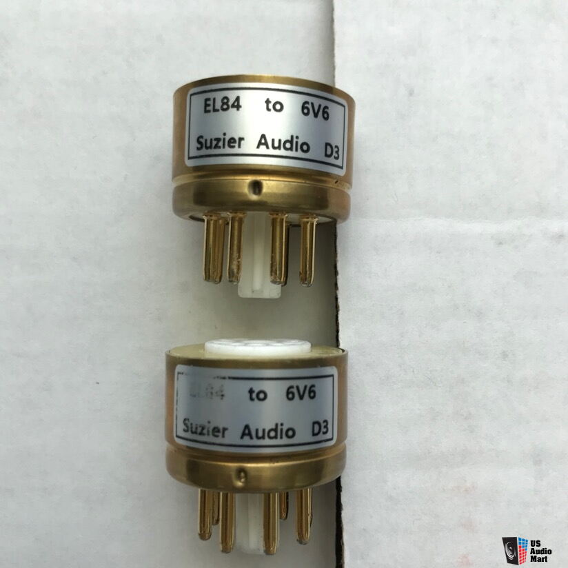 Pair of EL84 to 6V6 tube socket adapters For Sale - US Audio Mart