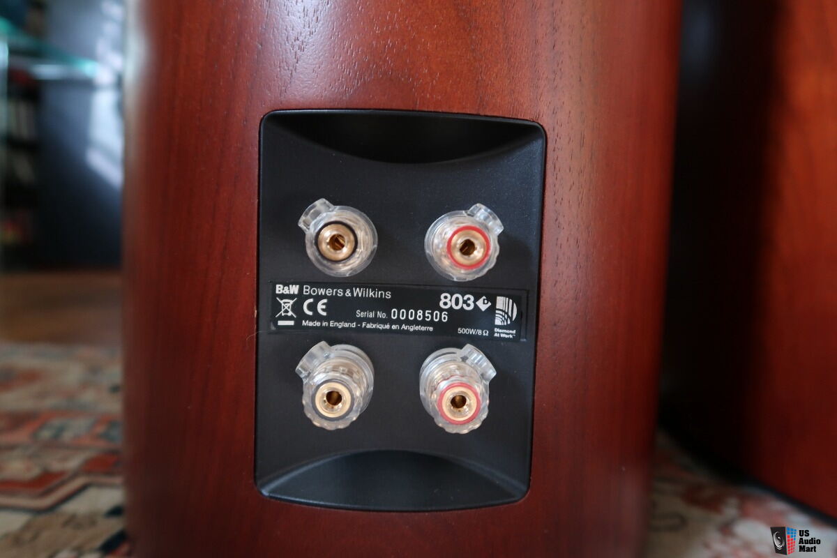B&W 803D Speakers Rosenut Bowers & Wilkins 803 Diamond MInt Photo ...
