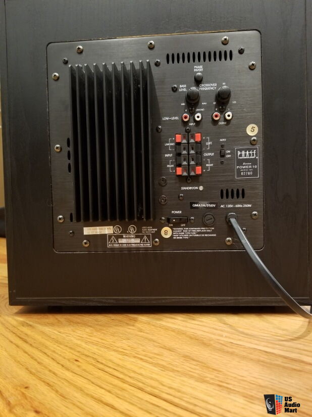 Phase Technology Teatro 6.5 Speakers (3) and Phase Technology Power 10 ...